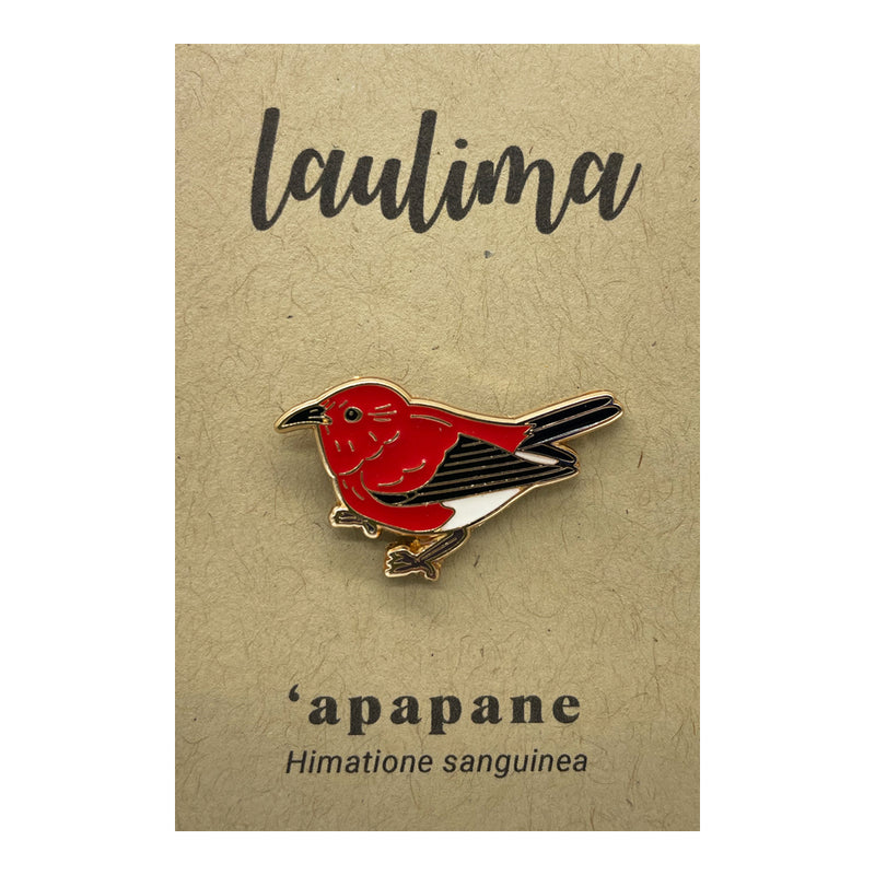 Lapel Pin: ʻApapane – Hawaii Pacific Parks Association