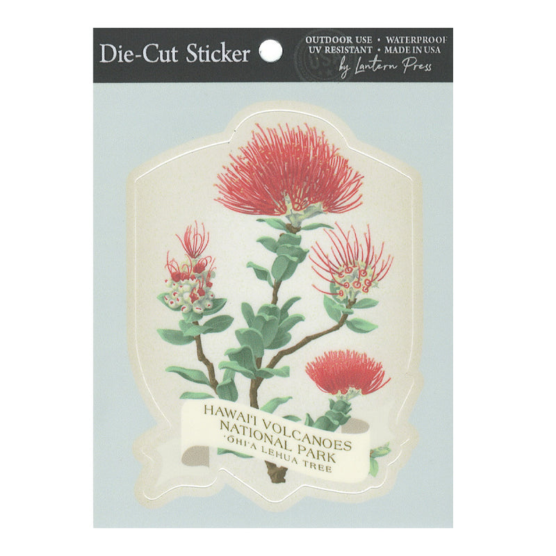 Sticker: ʻŌhiʻa Lehua – Hawaii Pacific Parks Association